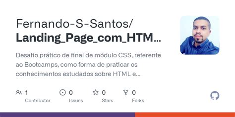 Github Fernando S Santoslandingpagecomhtmlecss Desafio Prático De Final De Módulo Css