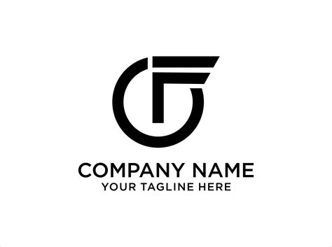 Letter CF Circle Logo Design Template Graphic By Mlaku Banter Creative Fabrica