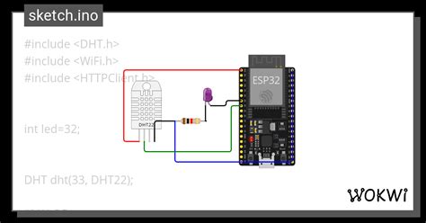 Dth22 Esp32 Wokwi Esp32 Stm32 Arduino Simulator