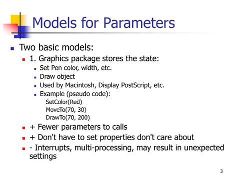 Ppt Lecture 4 Output Models Structured Graphics And Display