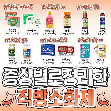 증상별 효과직빵 소화제 추천 건강식품 학습서 건강