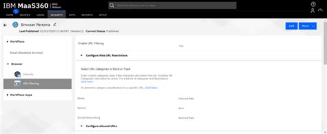 Ibm Security Maas360 Browser Application Secure Browsing On Windows Desktop Laptop Sevices