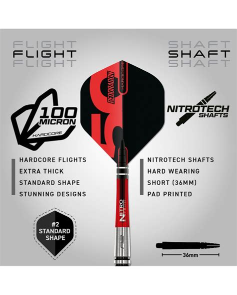 Red Dragon Flightmaster Torpedo 2 80 Limited Edition Darts