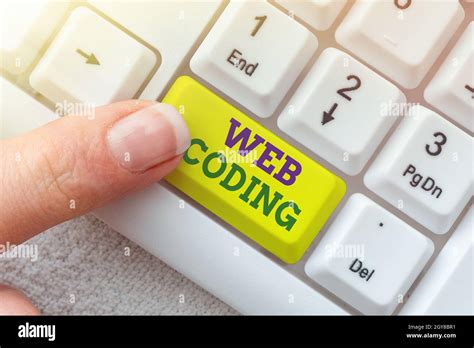 Text Showing Inspiration Web Coding Business Overview A System Of