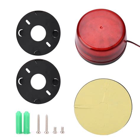 1PC LED Flashing Lamp Security Alarm Strobe Signal Grandado