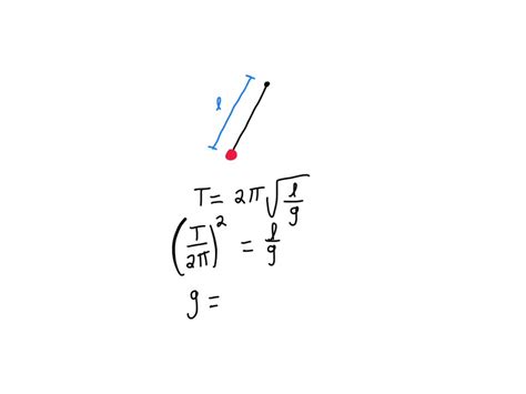 Solved How To Determine Acceleration Due To Gravity Using Mathematical Pendulum