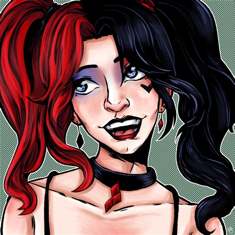 Fan Art Harley Quinn Portrait Rdccomics