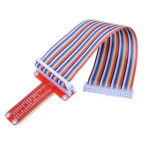 Buy Super Debug Rpi Gpio Breakout Expansion Board Ribbon Cable Assembled T Type Gpio Adapter
