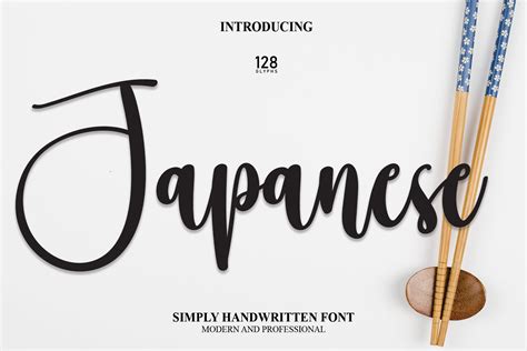 Japanese Script Font Masterbundles