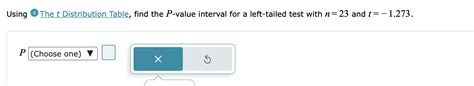 Solved Using The T Distribution Table Find The P Value