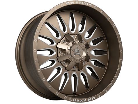 Luxxx Hd Milled Bronze Lhd24 Wheels Havoc Offroad
