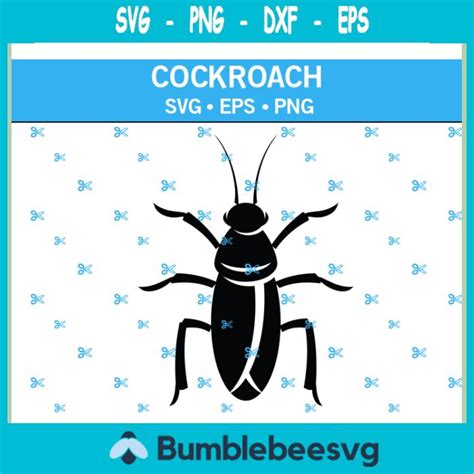 Cockroach Svg Insect Svg Cockroach Clip Art Cockroach Vector Bug Svg Pest Svg