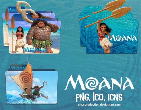 Disneys Moana Folder Icons By Omarproduction On Deviantart