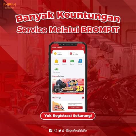 Honda Community Service Pakai Brompit Banyak Untungnya