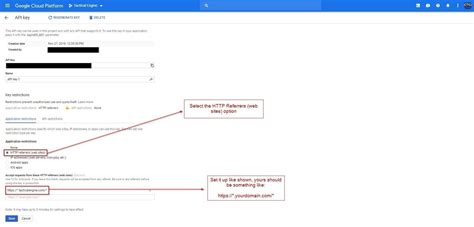 Securing Your Google Maps Api Key Using Referrer Restriction