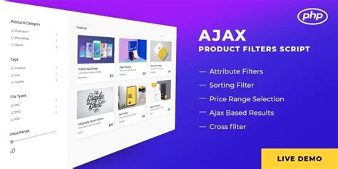 Ajax Products Filter Script By Harish1026 Codester