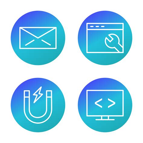 Set Of Vector Seo Search Engine Optimization Icons 291458 Vector Art At Vecteezy