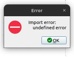 LibreCAD User Error Message During The Loading