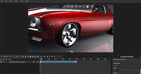 creating a basic rotation animation in visualize hawk ridge systems