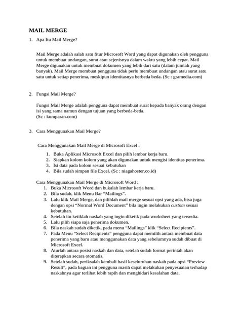 latihan 6 mail merge pdf