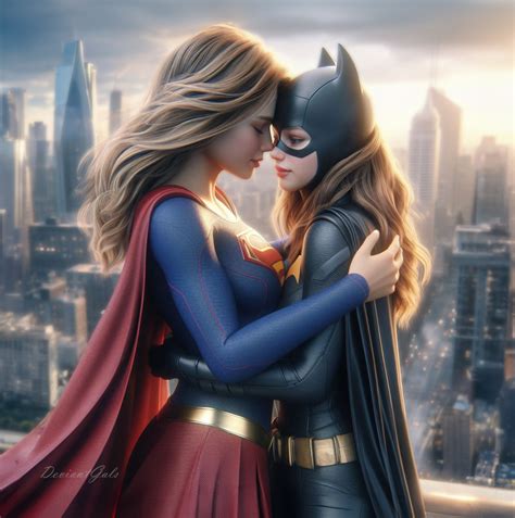 Batgirl And Supergirl Animated By Deviantgals On Deviantart