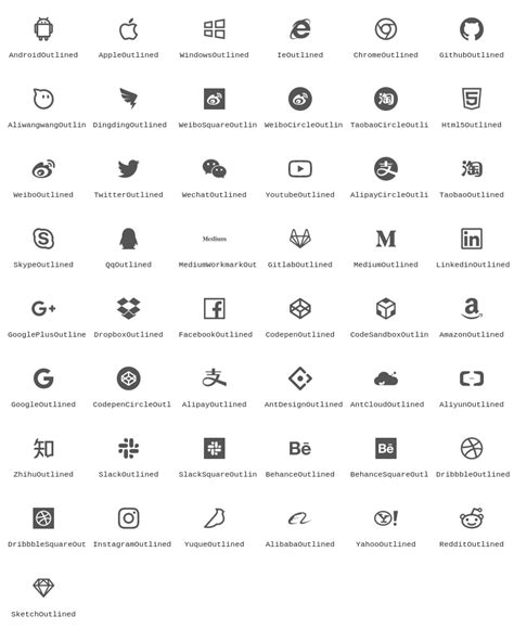 通用组件 Icon图标 Ant Design of React v 组件文档 书栈网 BookStack