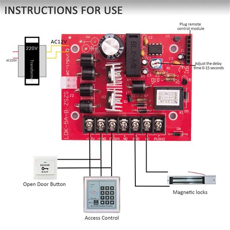 Rfid Access Control Electromagnetic Lock Kit Heartdeco