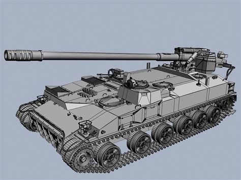 3d Model 2s5 Giatsint S Artillery