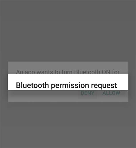 Why Does A Text Box Appear Behind The Bluetooth Permission Dialog For My Android App Stack