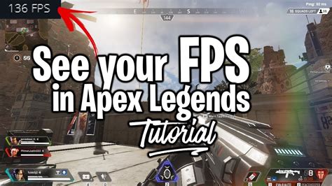 How To See FPS In Apex Legends YouTube
