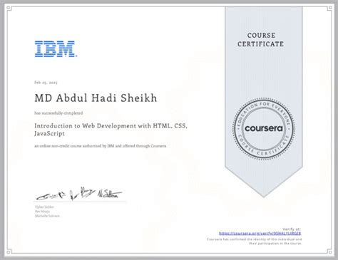 I Am Pleased To Share That I Have Completed The Ibm Introduction To Web