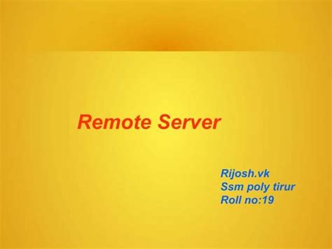 Remote Server Management Pdf