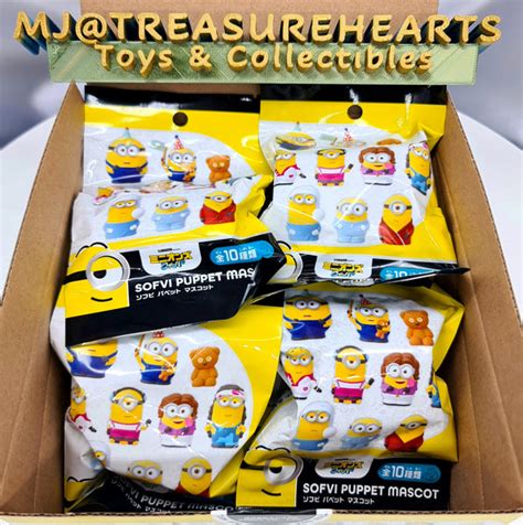 Rise Of Gru Sofubi Puppet Mascot 10pk Box Mjtreasurehearts Toys