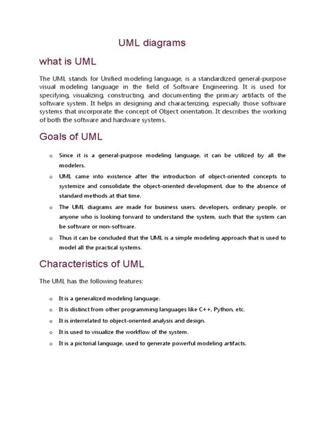 Uml Language Pdf
