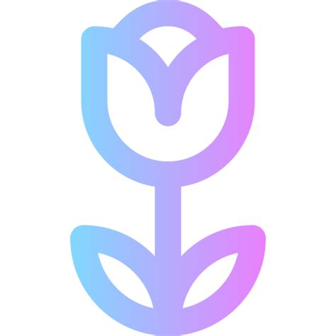 Rose Super Basic Rounded Gradient Icon