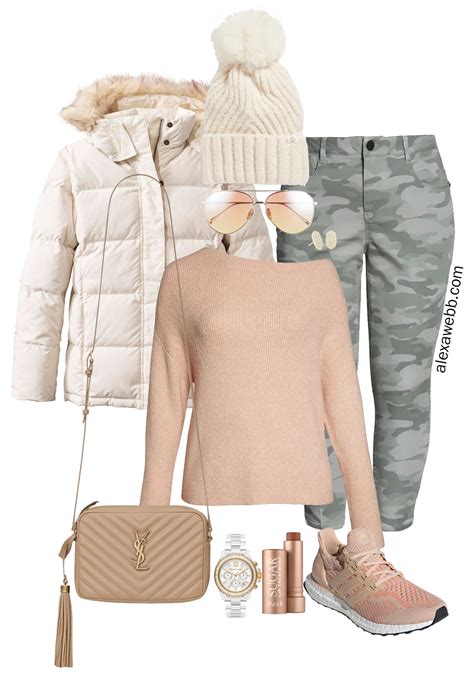 Plus Size Camo Pants And Blush Outfits Alexa Webb