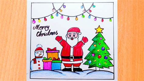 Merry Christmas Drawings Merry Christmas And Happy New Year Sketch