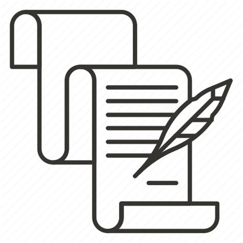 Document Manuscript Message Text Writing Icon Download On Iconfinder
