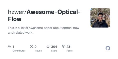 GitHub Hzwer Awesome Optical Flow This Is A List Of Awesome Paper About Optical Flow And