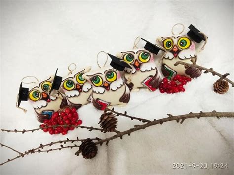 Совушка сова Кофейная игрушка Мудрая сова