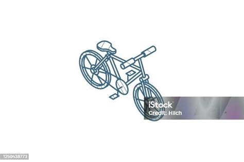 자전거 자전거 등대 아이콘 3d 라인 아트 기술 드로잉 편집 가능한 스트로크 벡터 두발자전거에 대한 스톡 벡터 아트 및 기타 이미지 두발자전거 자전거 타기 3차원