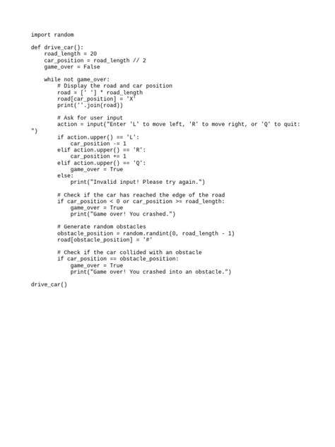 Car Game Py Pdf