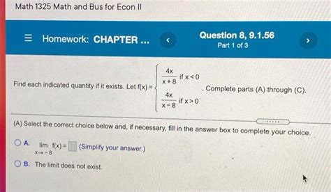 Solved Math 1325 Math And Bus For Econ Ii Homework