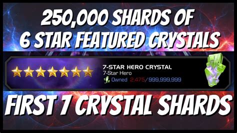 MCOC STAR CRYSTALS AND FEATURED CRYSTAL OPENING YouTube