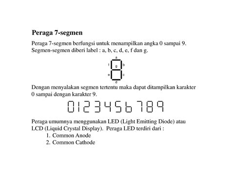 7 Segment Lecture Slides Peraga 7 Segmen Peraga 7 Segmen Berfungsi