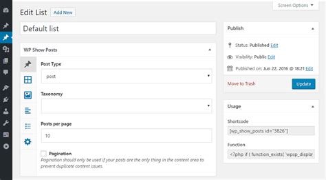 Wp Show Posts Labarta