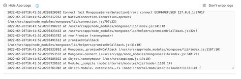 Question Connect Fail Mongooseserverselectionerror Connect