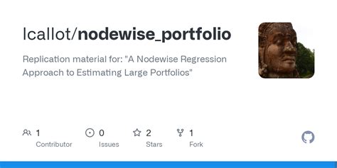 Github Lcallotnodewiseportfolio Replication Material For A Nodewise Regression Approach