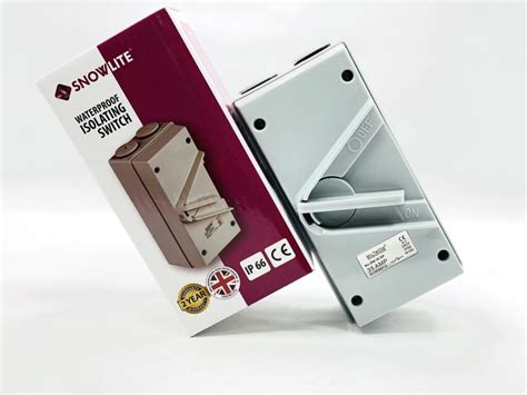 Buy Isolator Switch 1 Phase 20a Weatherproof Ukf120 Ip 66 Snowlite Goswitchgear