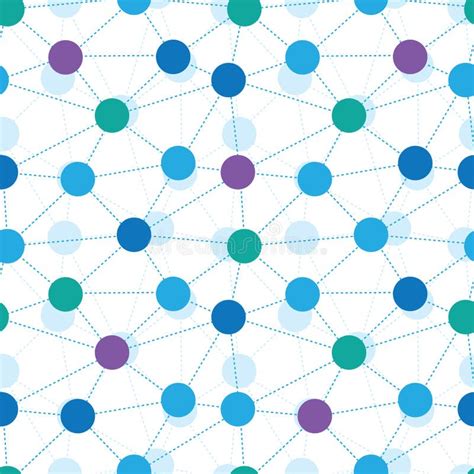 Connected Dots Seamless Pattern Background Stock Vector Illustration Of Circle Computer 36999100